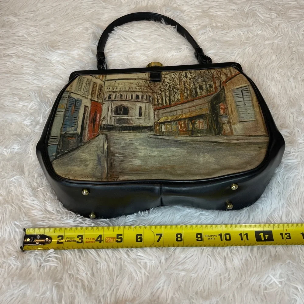 Soure | Bags | Soure Bag New York Vintage Elegant Black And Beige Dome ...